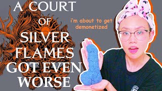 Finishing A Court of Silver Flames by taking a bath in faerie soap d*** & having a mental breakdown