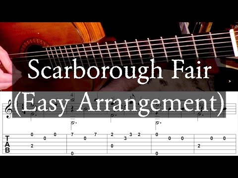 SCARBOROUGH FAIR – Easy Arrangement – Full Tutorial with TAB ...