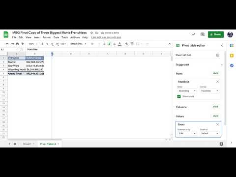 Pivot Tables in Google Sheets | Intro to Data Journalism