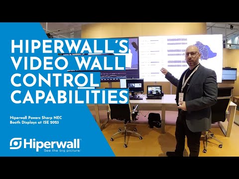 Hiperwall Software Drives Sharp/NEC Displays ISE Booth « Stephen Jenks