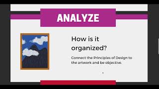 Art Criticism Process