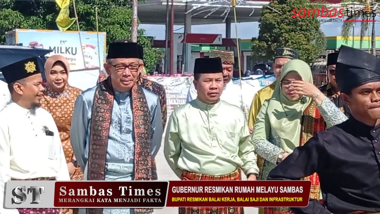 Gubernur dan Bupati Sambas Resmikan Rumah Melayu Berkemajuan - sambas times Gubernur dan Bupati Sambas Resmikan Rumah Melayu Berkemajuan - sambas times