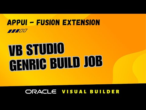 APPUI 08: How to create a common generic package and deploy jobs for APPUI Fusion extensions ...