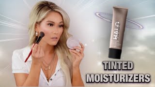 BEST TINTED MOISTURIZERS FOR MATURE SKIN | NEW HALO GLOW TINTED MOISTURIZER REVIEW & 8HR WEAR TEST