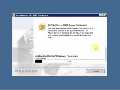 Install SAP Netweaver 7 ABAP Trial Version | Step by Step Learn SAP BW/BI 7