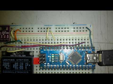 Arduino Nano, BME280 and SSD1306 OLED Weather Station – Airgun Shooting and Related Activities