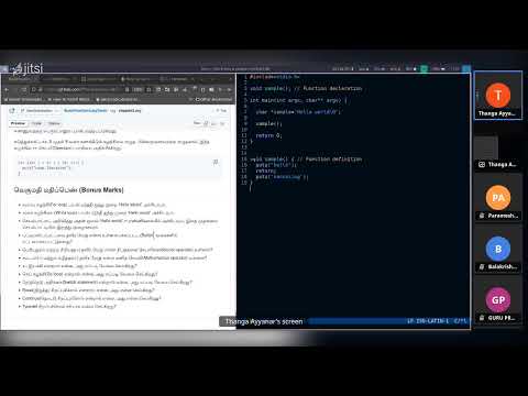 Build your own lisp using c in tamil – chap 1,2 & 3 | KanchiLUG | Tamil – கணியம்