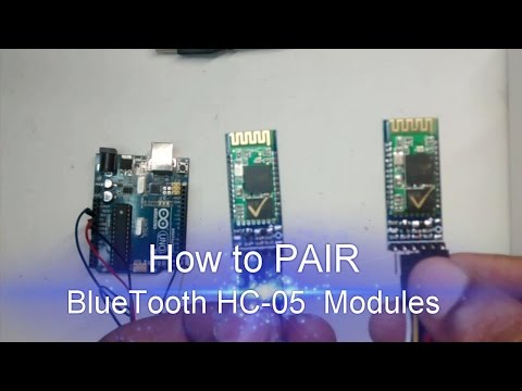 Bluetooth HC05- How to pair two modules | alselectro