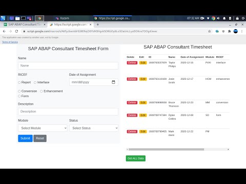 GitHub - jenizar/CRUD-operations-on-google-sheets: Online Data Entry Form that can Perform CRUD ...