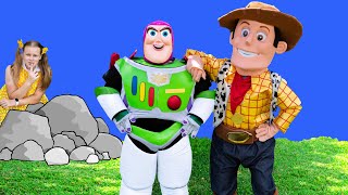 Assistant Helps Buzz Lightyear Stop Gabby Gabby for his Movie Debut