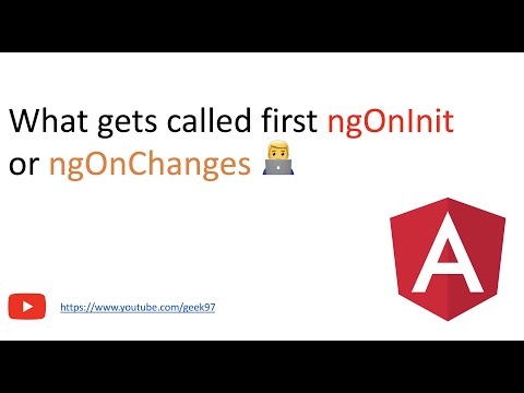 Video- What gets called first ngOnInit or ngOnChanges in Angular ...