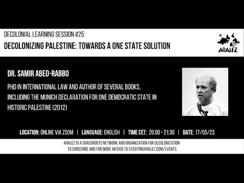 Decolonizing Palestine | Decolonial Learning Session #25 | Grassroots network and organization ...