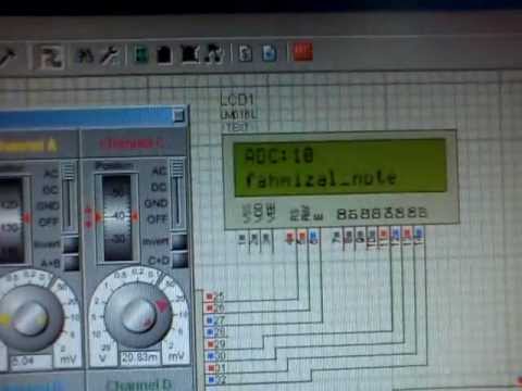 Programming ADC,LCD 16*2, PWM, UART on ATmega128 with CAVR or BASCOM AVR Compiler | fahmizal_note