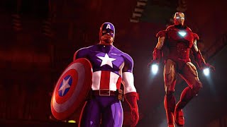 Iron Man and Captain America: Heroes United- game clips
