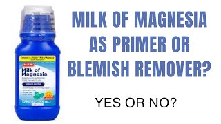 Milk Of Magnesia Face Primer Review - Uses, Ingredients & Side Effects