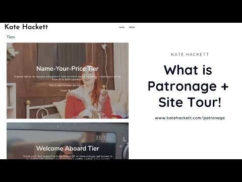 What is Patronage + Site Tour – Kate Hackett