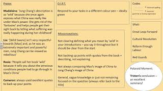 9.8 History - Wild Swans Essay WCF - Miss George