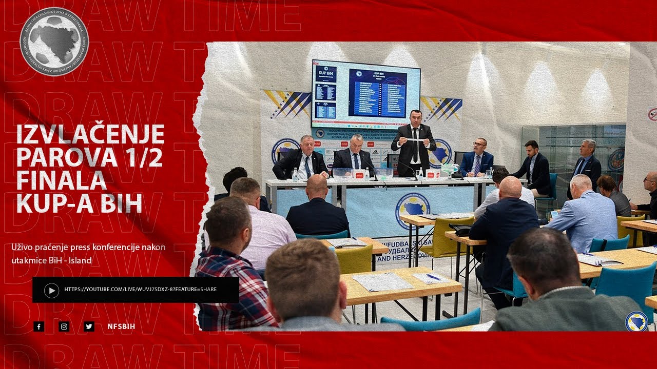 Održan ždrijeb parova polufinala nogometnog i futsal Kupa BiH - Jabuka.tv