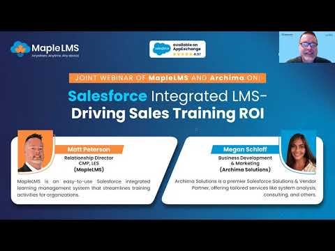 Salesforce Integrated LMS - Sales Training ROI - MapleLMS