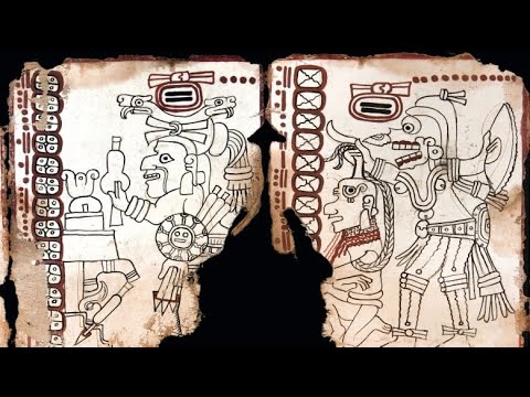 A Reproduction of the Oldest Mayan Codex in Color | Khiatons