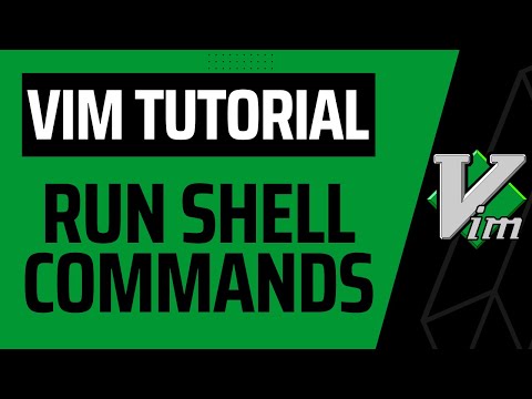 Run Shell Commands in VIM – Learn Linux