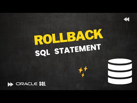 How to undo or unsave the changes with ROLLBACK SQL statement in Oracle SQL | Oracle Live SQL ...