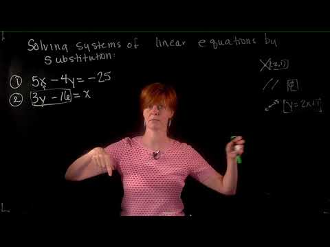 Solve a System of Linear Equations by Substitution | Intermediate Algebra