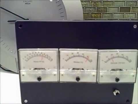 Volt Meter Clock Also Displays The Temperature | Hackaday