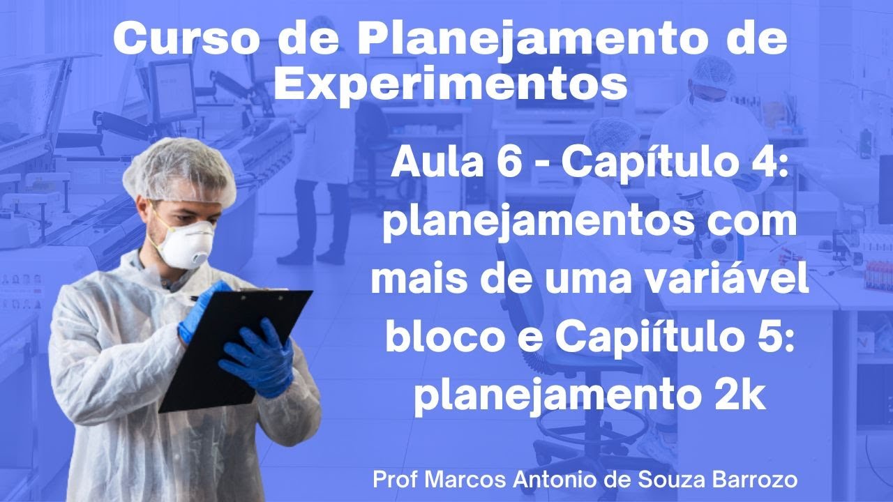 Curso Planejamento de Experimentos - DAEQ UFU