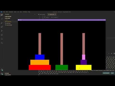 GitHub - mirrorcult/hanoi-nim: little day project to learn nim, towers of hanoi solver/visualizer