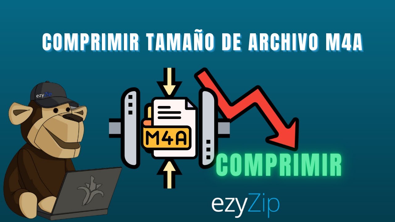 ¡Reducir tamaño de M4A en línea! - ezyZip