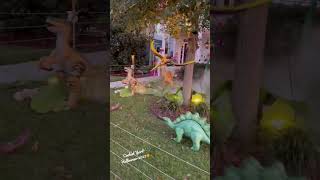 Happy Halloween Everyone ! Jurassic Park Yard!???????? #halloween #jurrasicworlddominion
