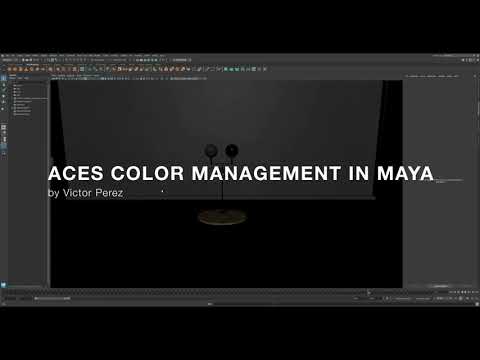 ACES Color Management in Maya