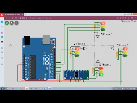 Arduino UNO CD74HC4067 Demultiplexer 4 Way 4 Phases Traffic Lights Programming Part 2 – Ganteng ...