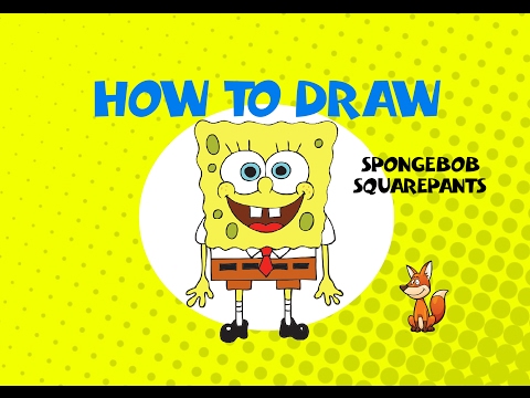 How to draw Spongebob – STEP BY STEP – DRAWING TUTORIAL | Lora Decker's ...