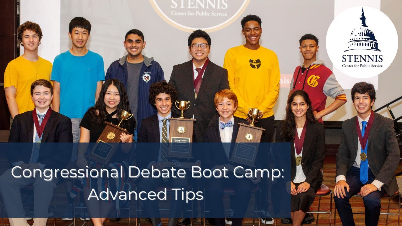Congressional Debate Boot Camp Series - Stennis Center for Public Service
