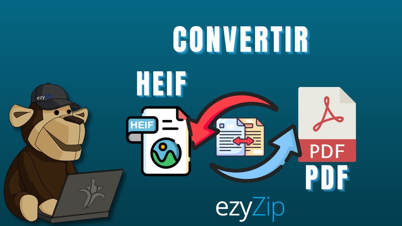 Convierte HEIF a PDF en línea (¡Rápido!) - ezyZip