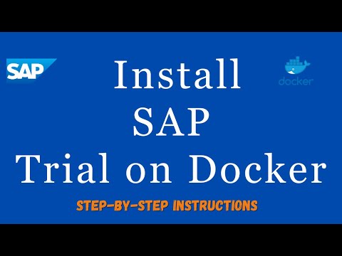 How to install SAP trial software on a docker container? – ERP is Easy