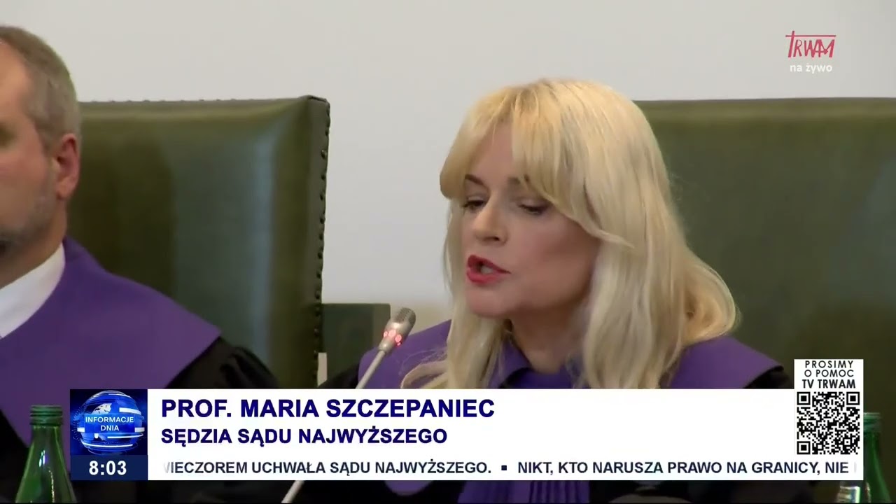 Sędzia prof. M. Szczepaniec celnym pytaniem obaliła narrację ministra A. Bodnara o „neosędziach ...