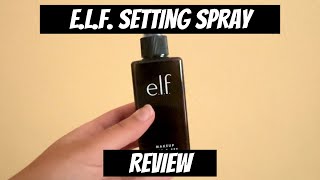 Is It The BEST Setting Spray? (E.l.f. Makeup Mist & Set, Hydrating Setting Spray Review)