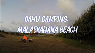 ⛺️ Oahu Camping: Malaekahana Beach 🏖