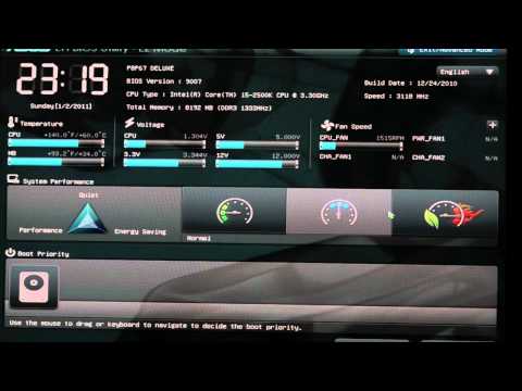 ASUS Sandy Bridge UEFI Preview | BootBlock Bios Info