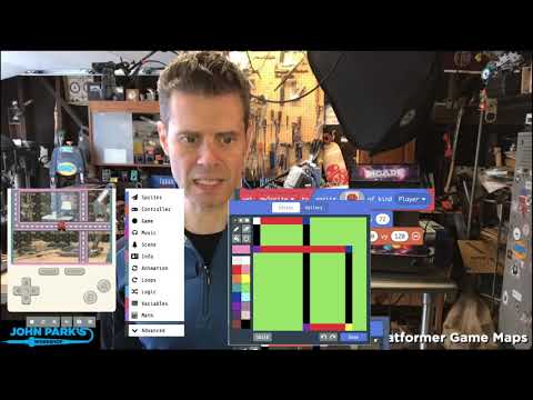 MakeCode Minute: Arcade Tile Maps @adafruit @johnedgarpark #adafruit @MSMakeCode #makecode: A ...