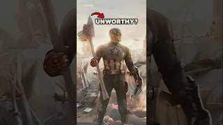 Why Thor Stopped Captain America from Using Stormbreaker? #avengers