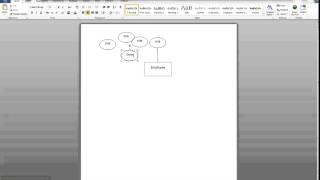 ER Diagram in MS Word Part 3 - Creating A Composite Attribute