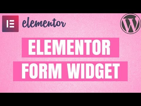 How to Use Elementor Pro Form Widget – Indepth Layout & Design Complete WordPress Tutorial – The ...