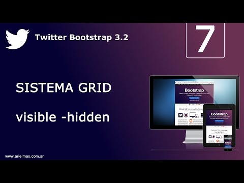 7 Cursos de BootStrap v3.2 – Grillas visible hidden – ArielMax 2025 – v5.0