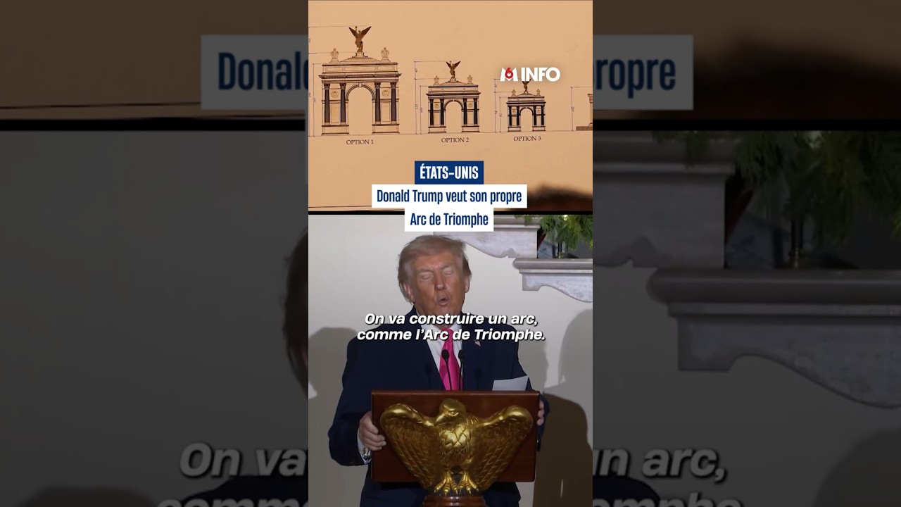 « Le plus grand Arc de triomphe jamais vu » : Donald Trump dévoile ses ...