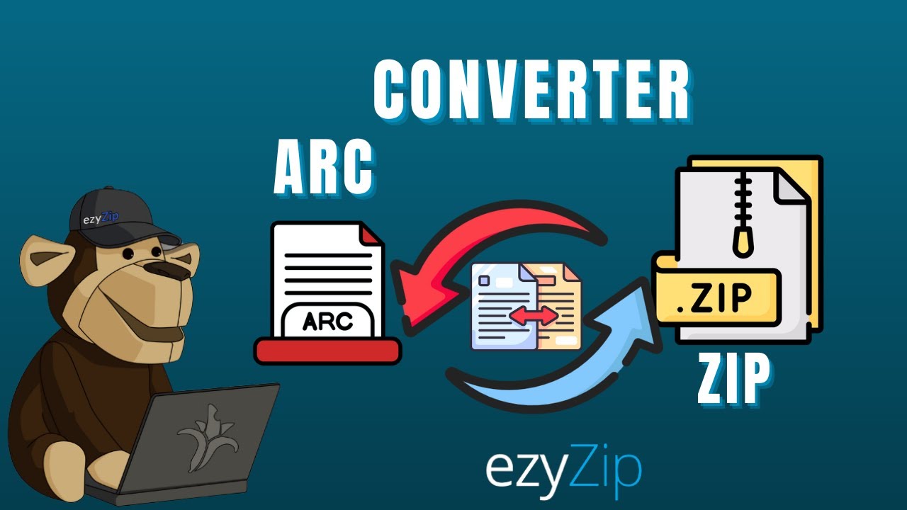 Converta Arquivos ARC Para O Farmato ZIP Online (Não é necessário registro!) - ezyZip