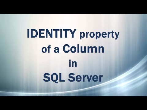 SQL Basics – IDENTITY property of a Column (in a table) | SQL with Manoj